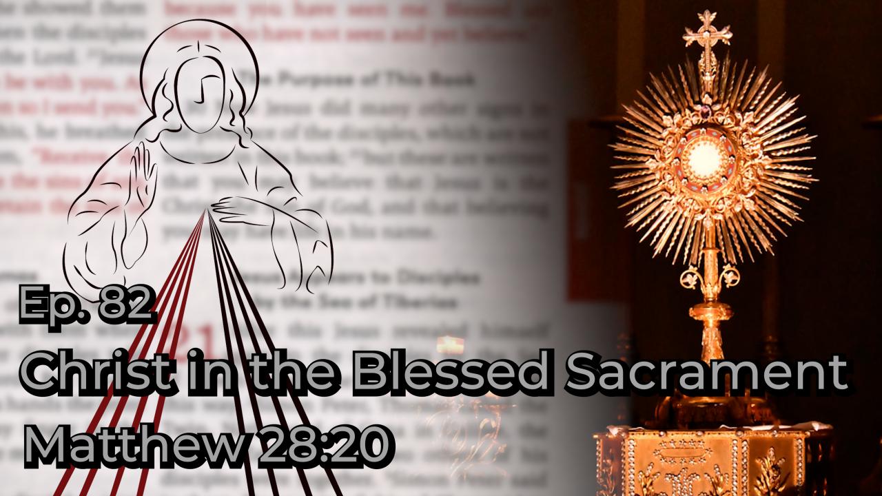 Christ in the Blessed Sacrament | Divine Mercy Plus