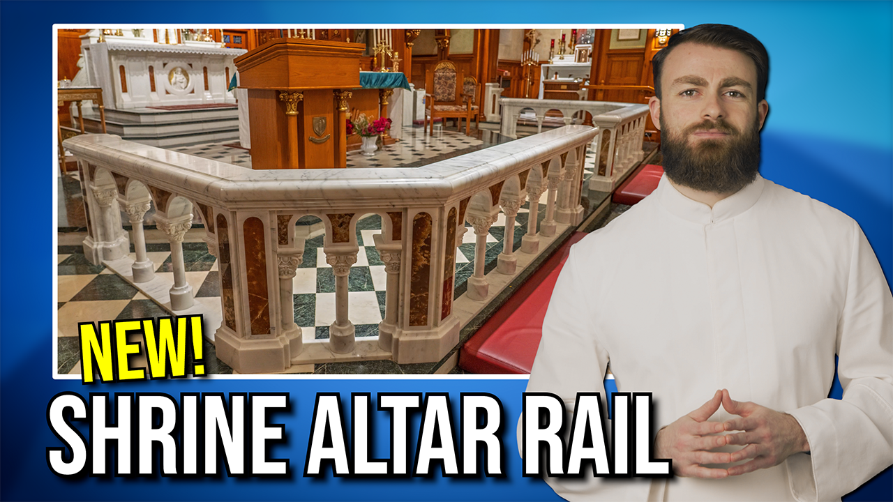 The new Altar Rail | Divine Mercy Plus
